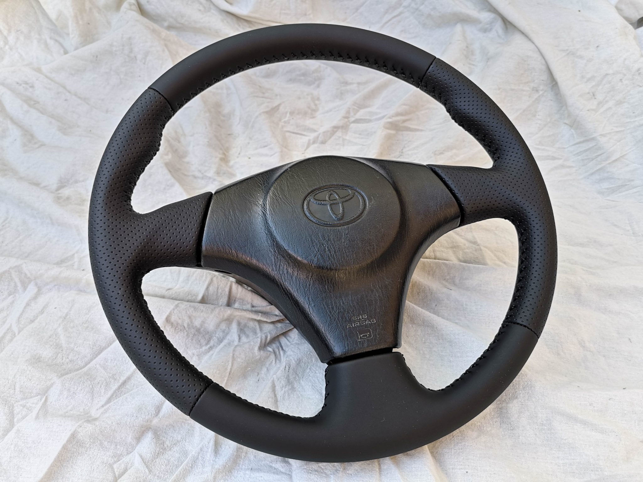 Toyota Supra MK4 JZA80 NEW Leather Steering Wheel 98+ JDM OEM Black Stitch