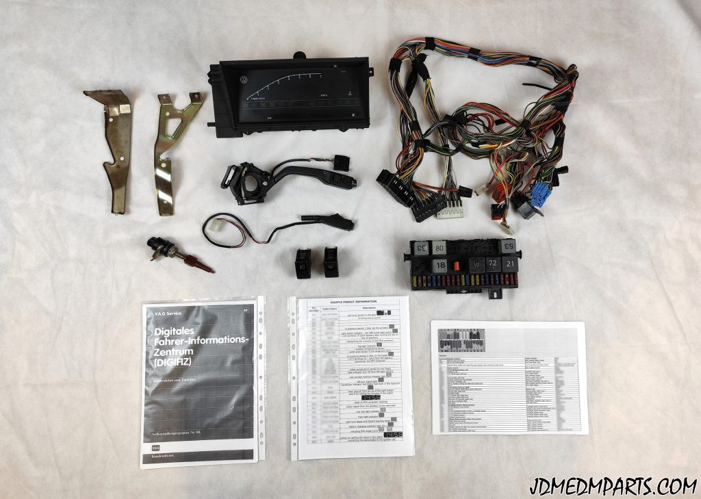 VW Golf Jetta MK2 Digifiz Cluster Complete Setup GTI Digital Tacho Euro ...
